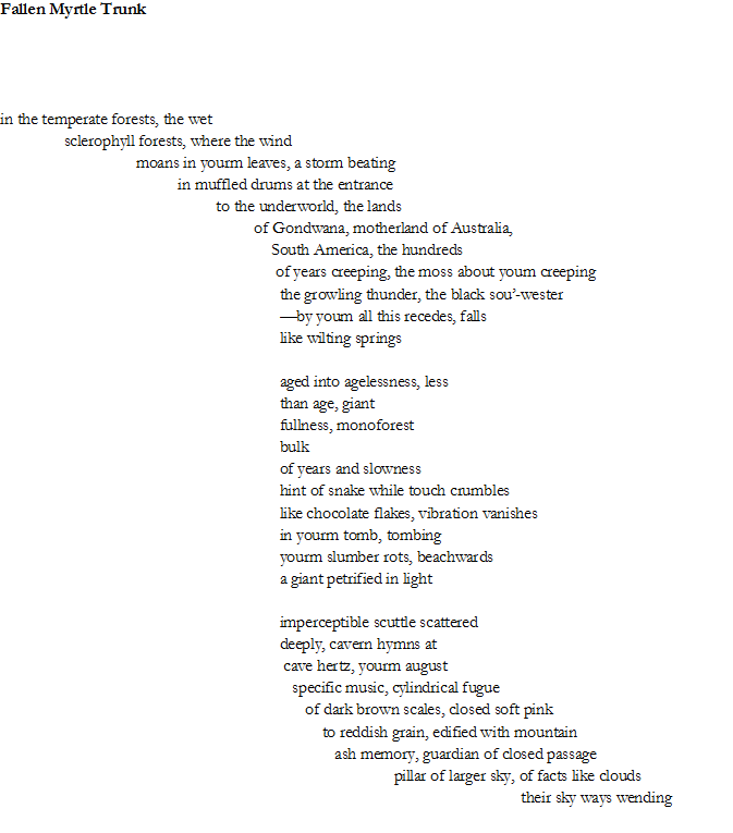 New Shoots Poetry Prize 2016 winner: ‘Fallen Myrtle Trunk’ by Stuart ...